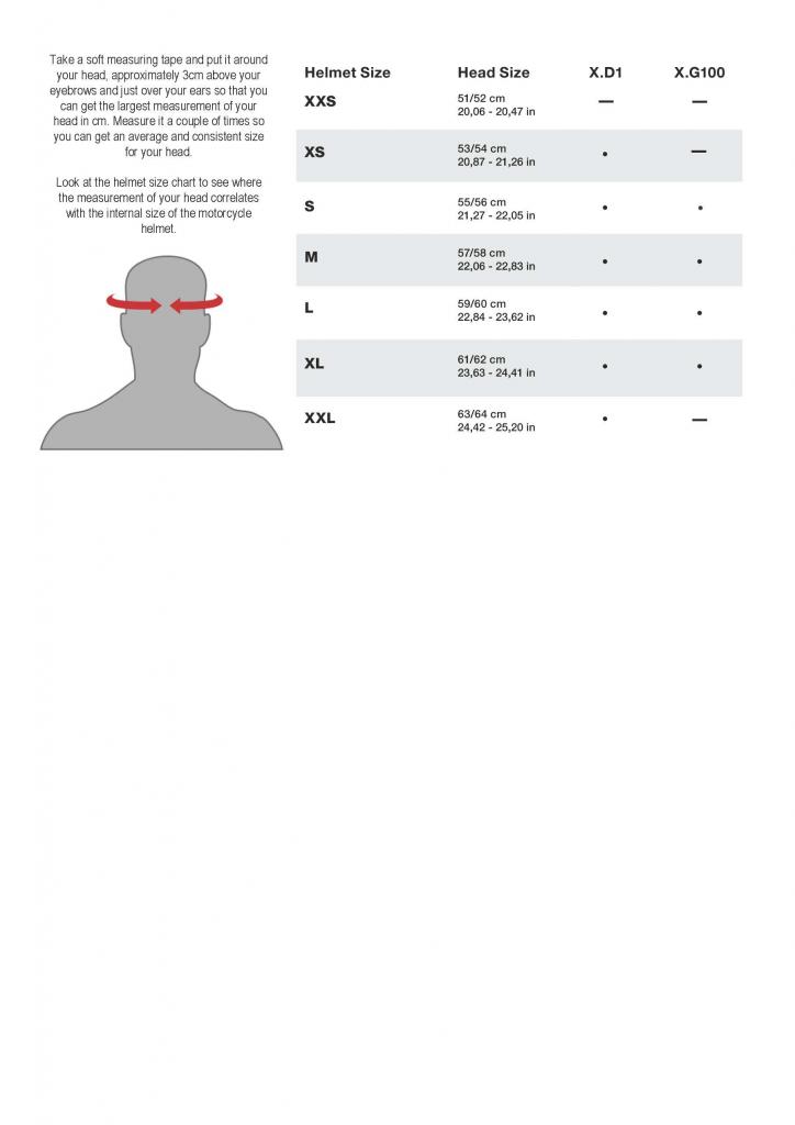 Nexx Helmet Sizing | Keband Custom Parts